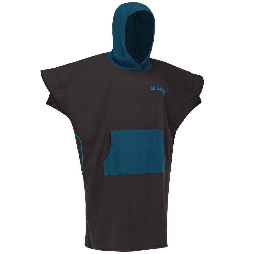Decathlon Olaian Adult Surf Poncho 500 - Black | Shopee Philippines