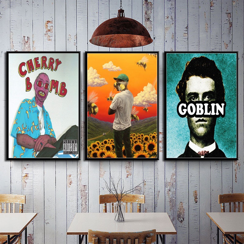 Tyler Creator Flower Boy Band Music Cover Hip Hop Rapper Star Art ...