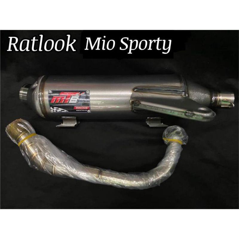MT8 PIPE RATLOOK HONDA CLICK/MIO/SOULTY/BEAT/M3/GEAR/GT125 | Shopee ...