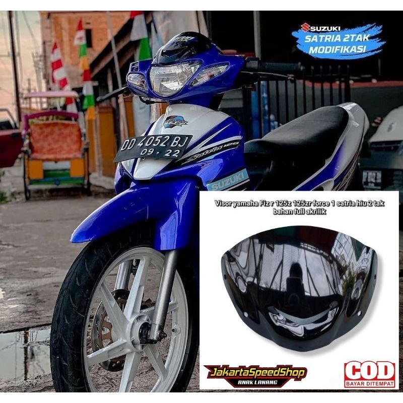 Suzuki satria 2 Stroke Variation Visor universal pnp f1zr 125z 125zr ...