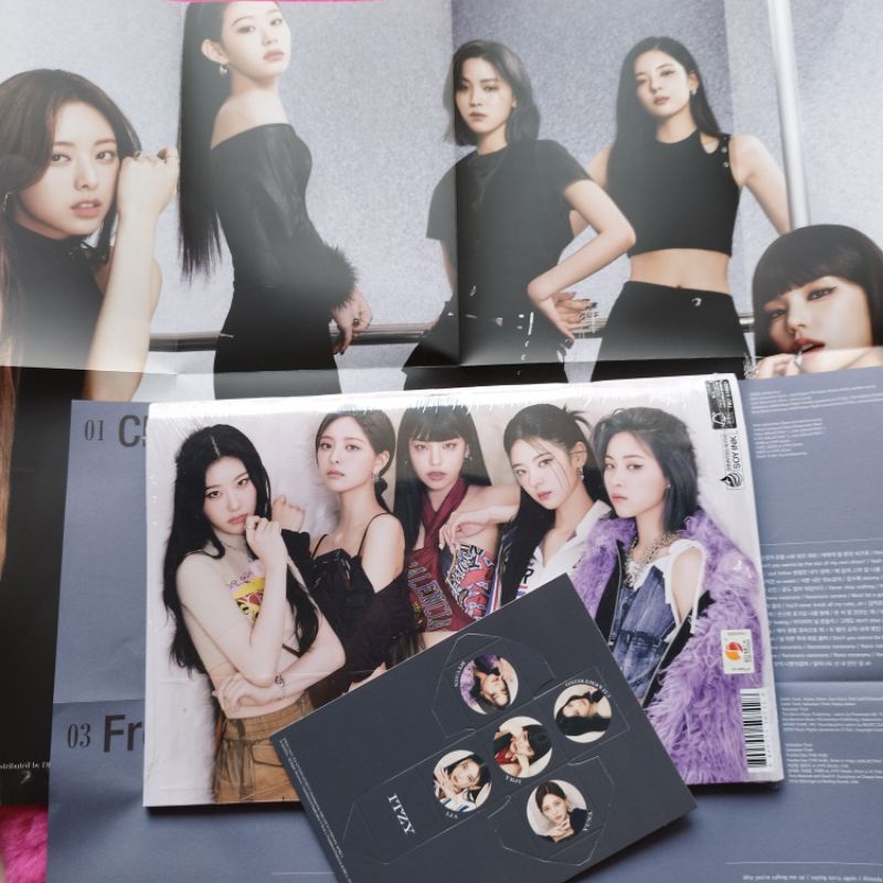 ONHAND ITZY CHECKMATE CHESHIRE UNSEALED OFFICIAL ALBUM RYUJIN YEJI LIA ...
