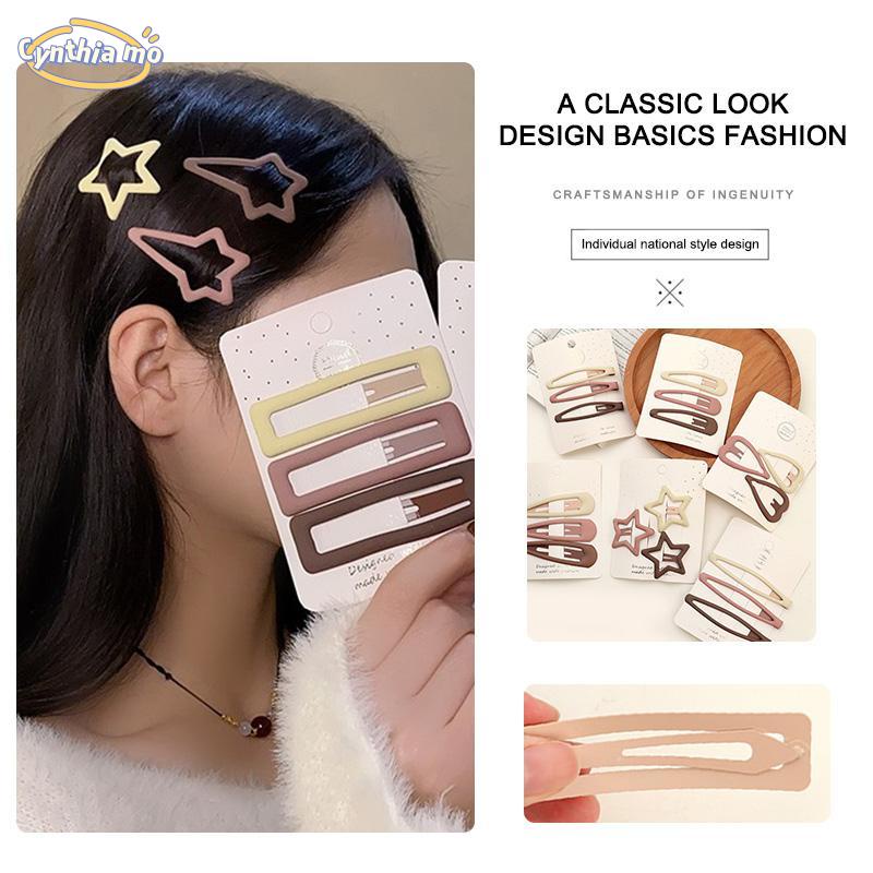 Female Summer Side Bangs Hairpin Broken Hair Star Love Hair Clip CM ...