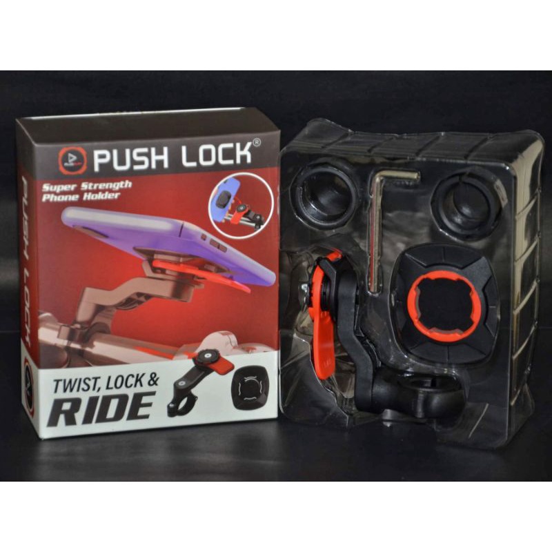 PUSH LOCK Bike and Motorcycle Cellphone Holder | Shopee Philippines