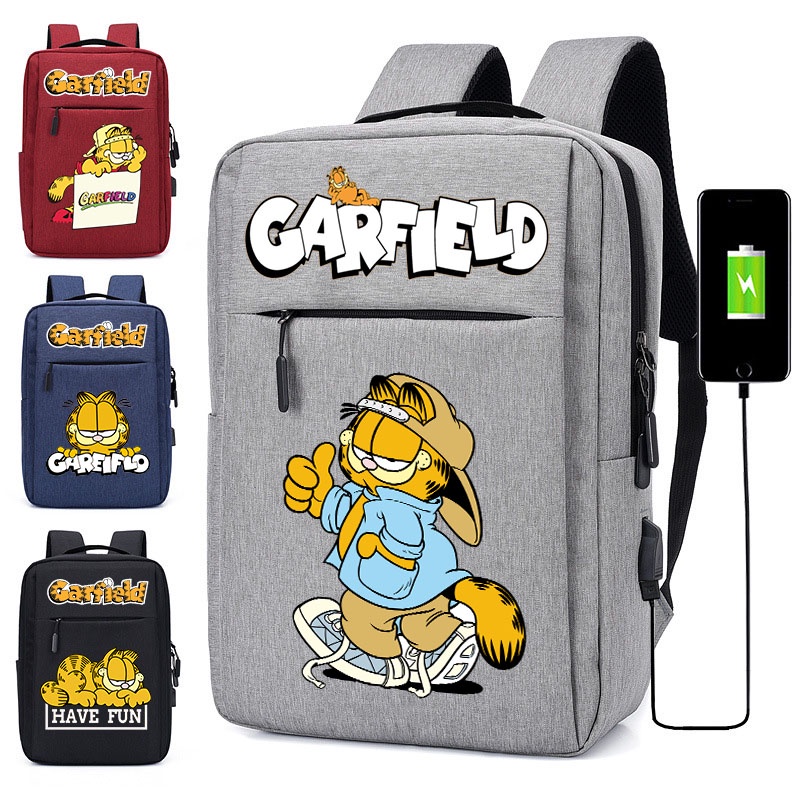Garfield Backpack for Women Student Backpack Travel Bag School Bag ...