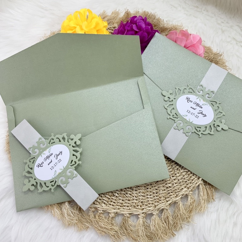 FLC ️ 4x6 (4r) & 5x7 (5r) inches Envelope Cover design 220-250gsm ...