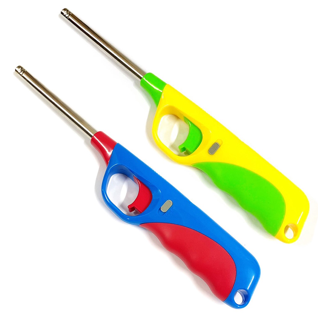 Refillable Long-Reach Barrel Gas Lighter Stove Kitchen Fireplace BBQ ...