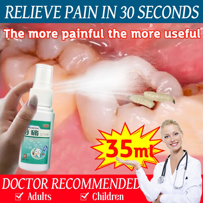 Toothache Spray Toothache Pain Reliever for adults & kids Periodontitis ...
