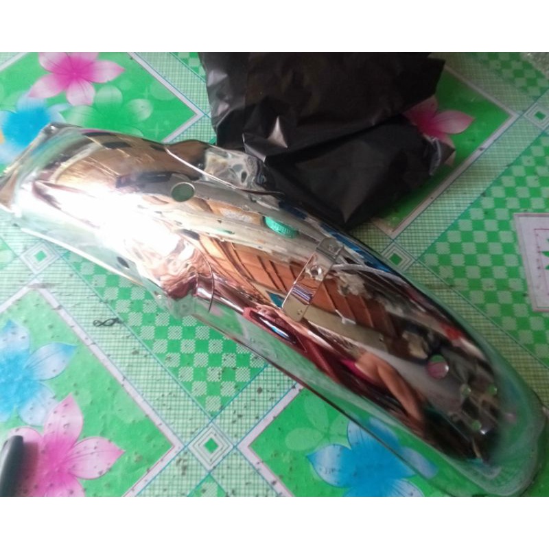 TMX rear fender Motorstar Skygo Rusi Euro | stainless | Shopee Philippines