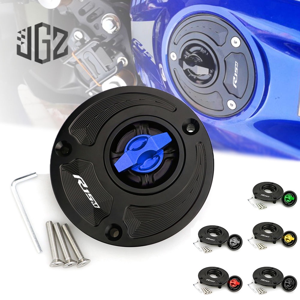 For Yamaha YZF R15M R15 V4 2021-2022 CNC Motorcycle Gas Fuel Tank Cap ...