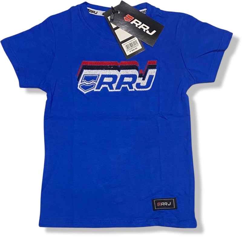 RO125# Kids T-shirt Logo Embroidered Branded Overruns tees for Boys ...