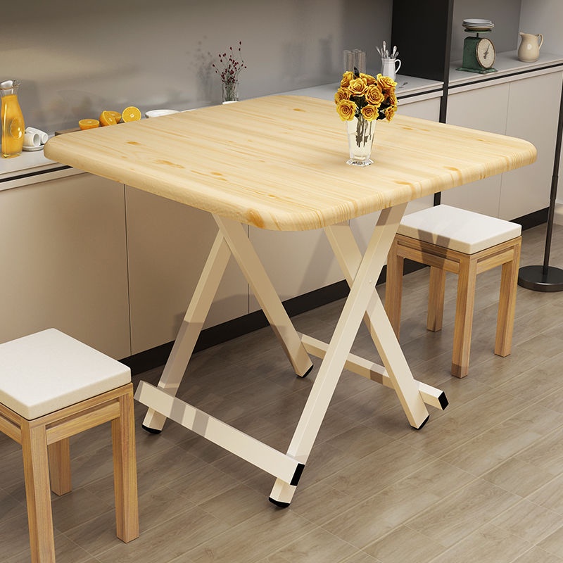 Foldable Small Table Dining Table and Chair/Solid Wood Folding Table ...