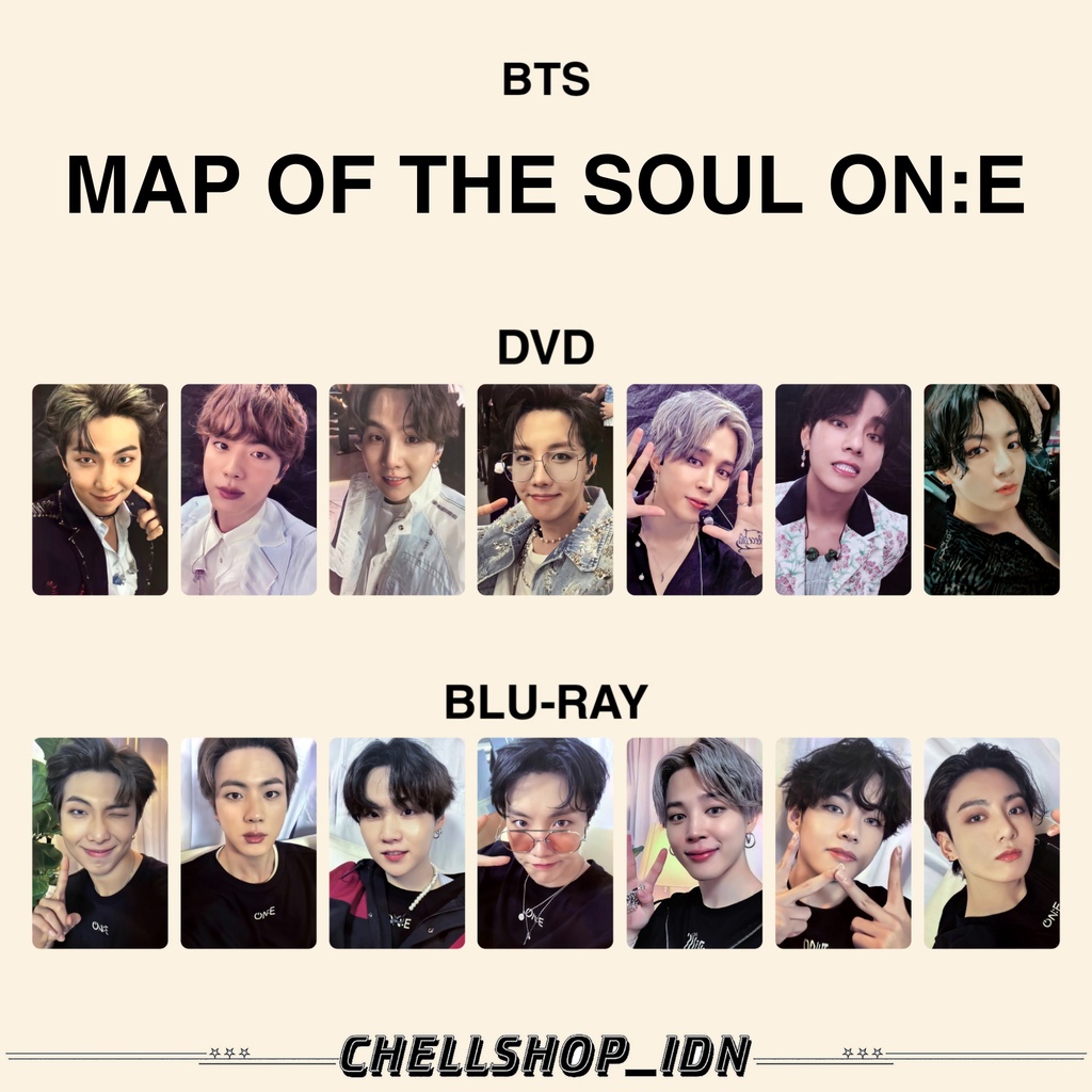 Photocard MAP OF THE SOUL ONE DVD BLURAY || Mots ONE BLU-RAY | Shopee ...