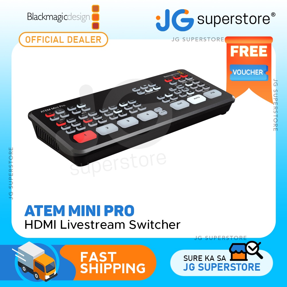 Blackmagic Design ATEM Mini Pro Live Stream Switcher HDMI for Live ...