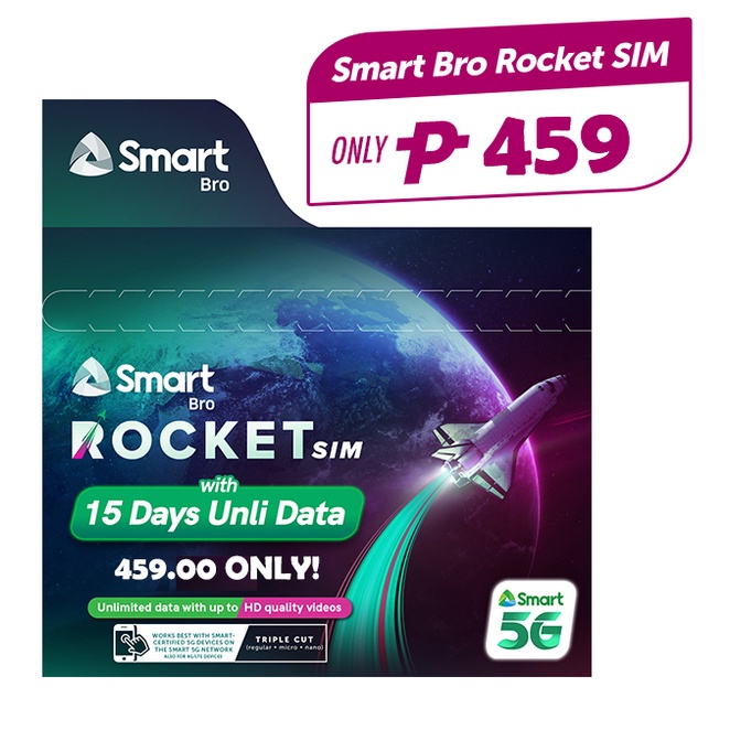 20GB ROCKET SIM SMART BRO | Shopee Philippines