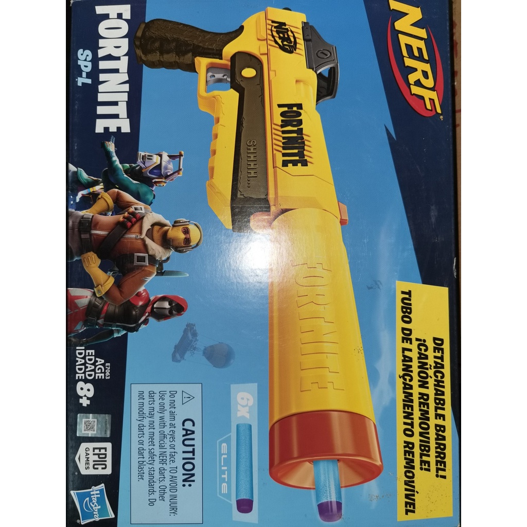 Nerf Fortnite SP-L with box and darts and manual | Shopee Philippines