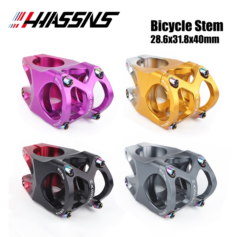 HASSNS HA40 Bicycle Stem 40mm Aluminum alloy stem for MTB 31.8mm road ...