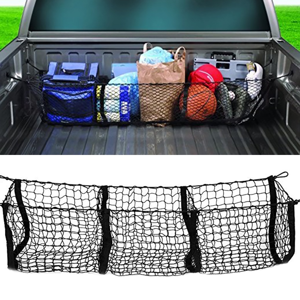 Storage Heavy Cargo Net Suitable for Car SUV Pickup Truck Bed Black ...