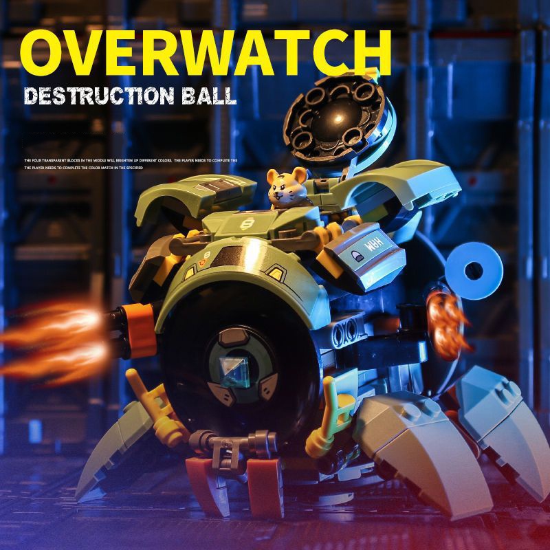 Wrecking Ball Game Building Blocks Military Mecha Robot Hammond Animal ...