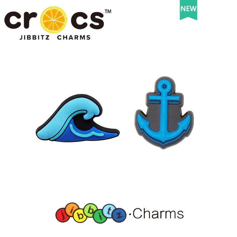 jibbitz crocs charms Wave Series Shoes Flower Hole Accessories for ...