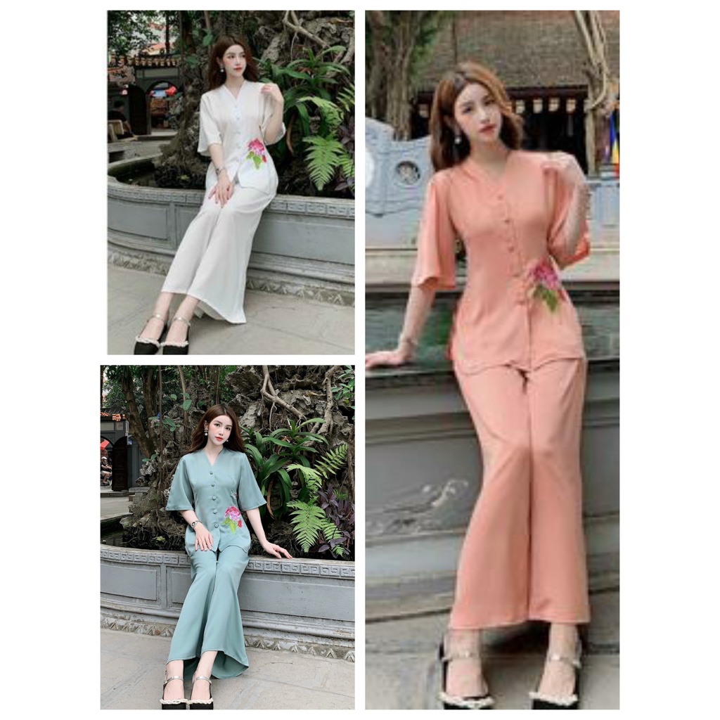 Pagoda Suit With Heart Set Peony Clothes For Women | Shopee Philippines
