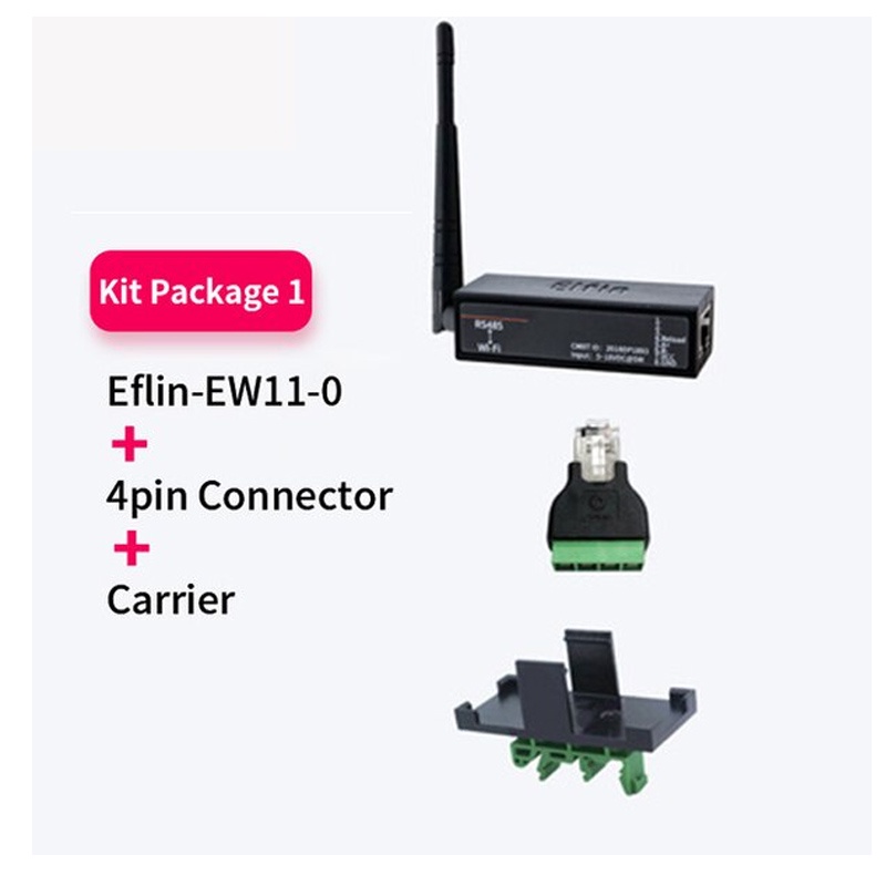 RS485 to WIFI Serial Server Wireless Networking Devices Modbus TPC IP Function RJ45 Elfin-EW11 ...