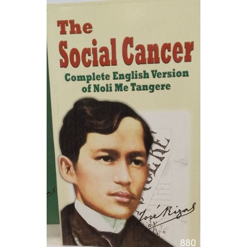 THE SOCIAL CANCER COMPLETE ENGLISH VERSION OF NOLI ME TANGERE | Shopee ...