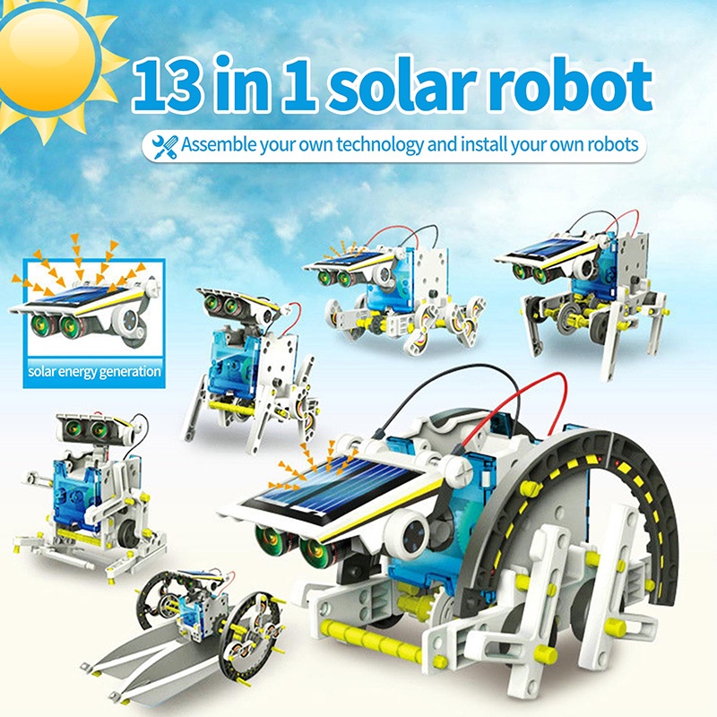 Solar Robot Kits High-Tech Science Toys for Boys and Girls Intellectual ...
