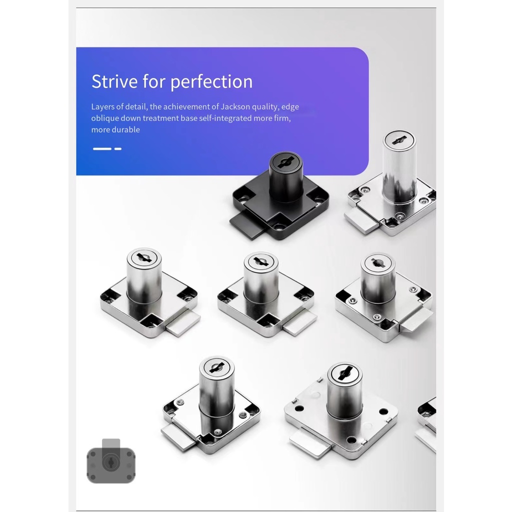 138-22 Drawer lock Zinc Alloy Furniture Door Cabinet Locks for Office ...