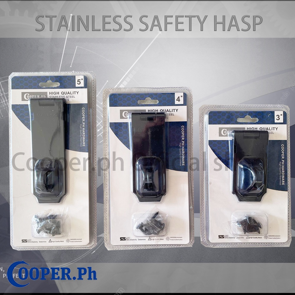 cooper.ph Hasp Lock Thick Metal Plate Heavy Duty 3" 4" 5" SOLD PER ...