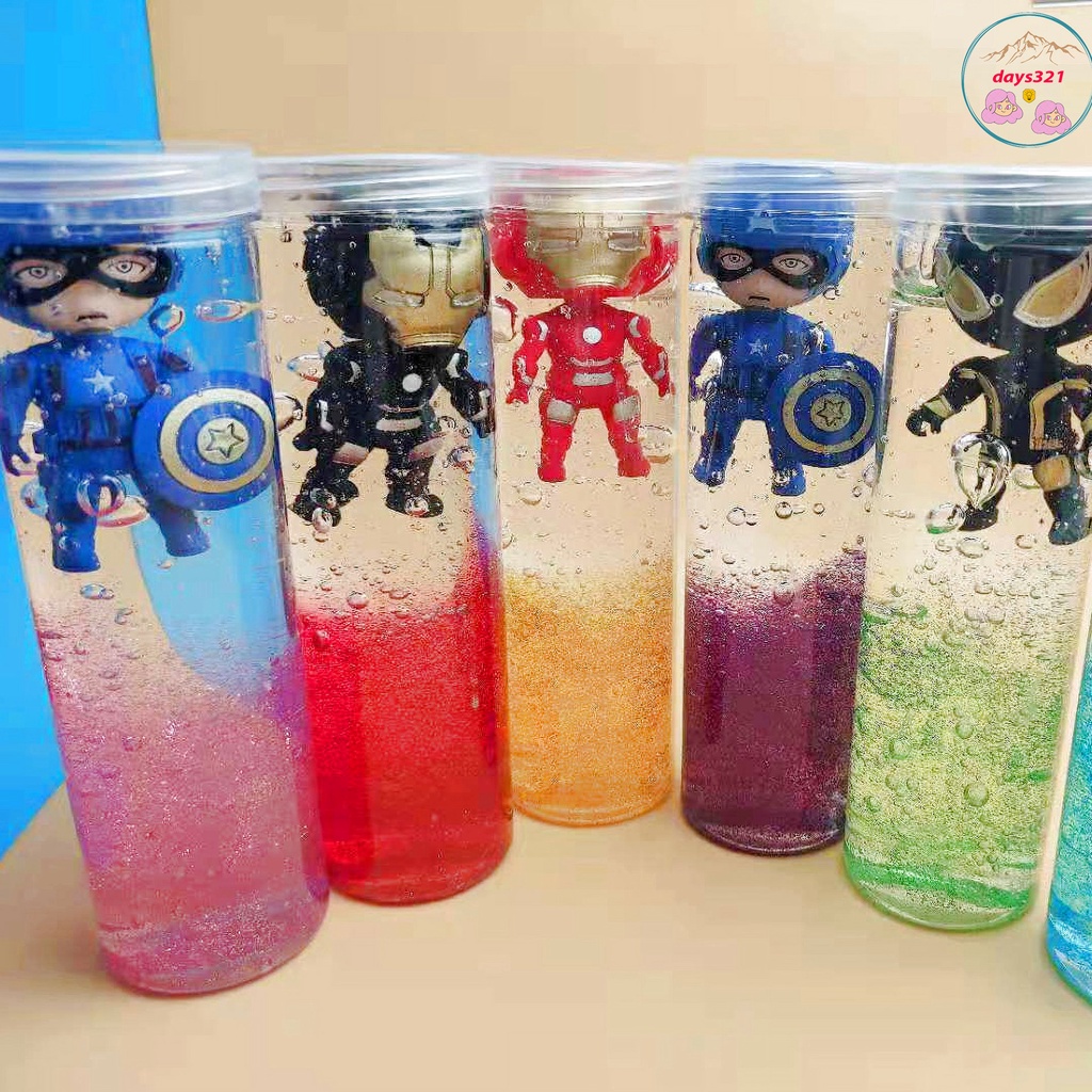 Slime Superhero Marvel Superhero Big Bottle Slam Slime | Shopee Philippines