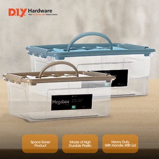 Megabox Storage Box w/ Handle 5 -9 Liters MG832 MG831 | Shopee Philippines