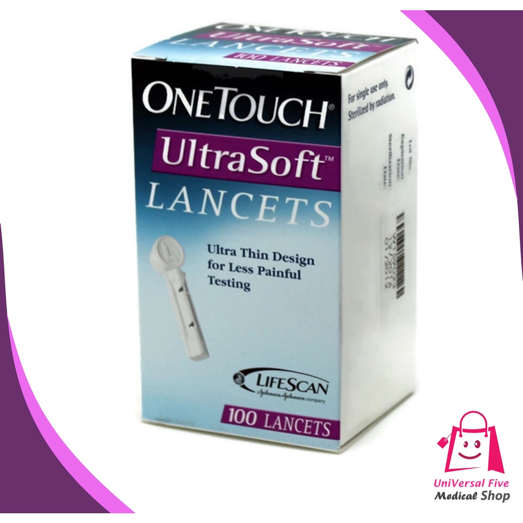 One Touch Ultra Soft Lancet 25s or 100s or One Touch Ultra Lancing ...