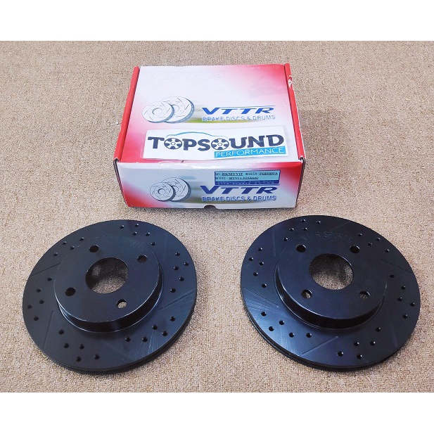 VTTR SPORTS FRONT BRAKE DISC ROTOR FOR Perodua Myvi 1.5 Lagi Best 2011 ...