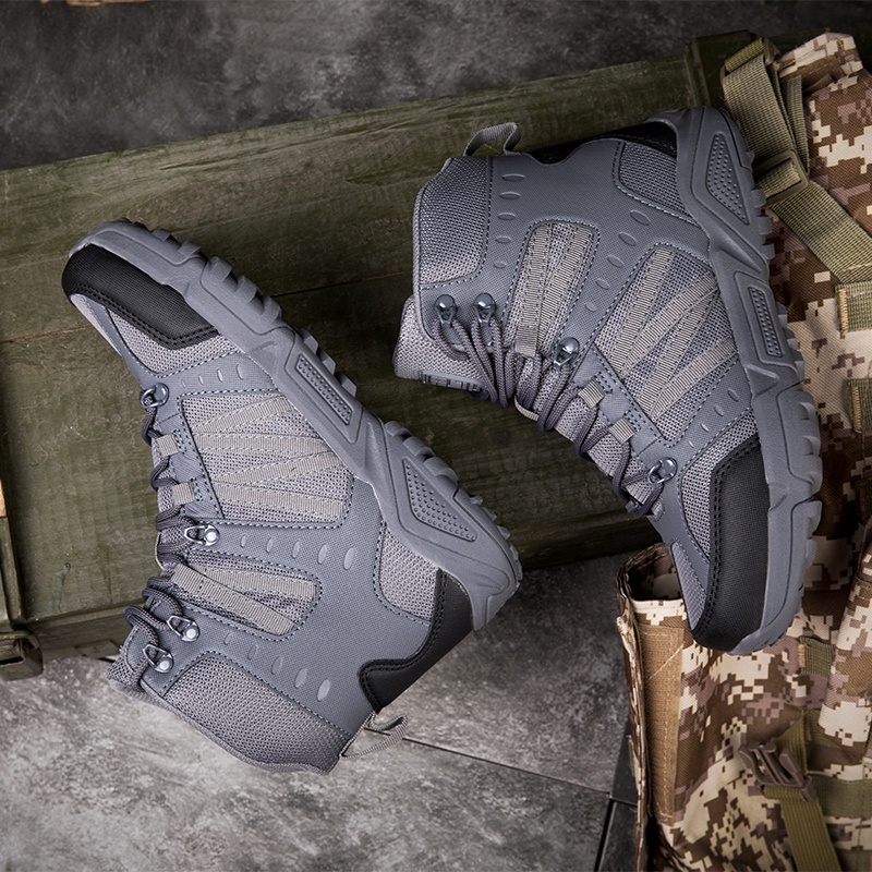 【COD】Men's Low Cut Desert Training Boots Outdoor Waterproof Hiking ...