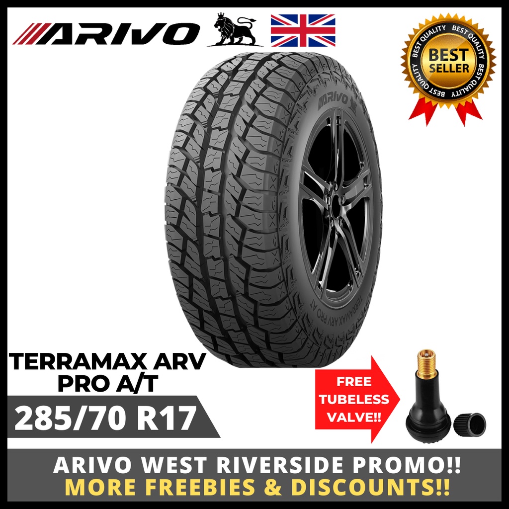 ARIVO 285/70 R17 121/118Q - TERRAMAX ARV PRO A/T (FREE GIFT!!) | Shopee ...