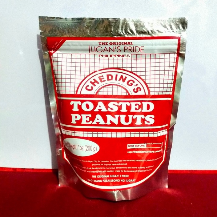 Cheding's Toasted Peanuts 200g | Shopee Philippines