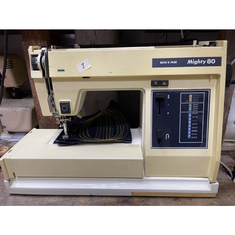 Riccar mighty push button slightly Japan sewing machine | Shopee ...