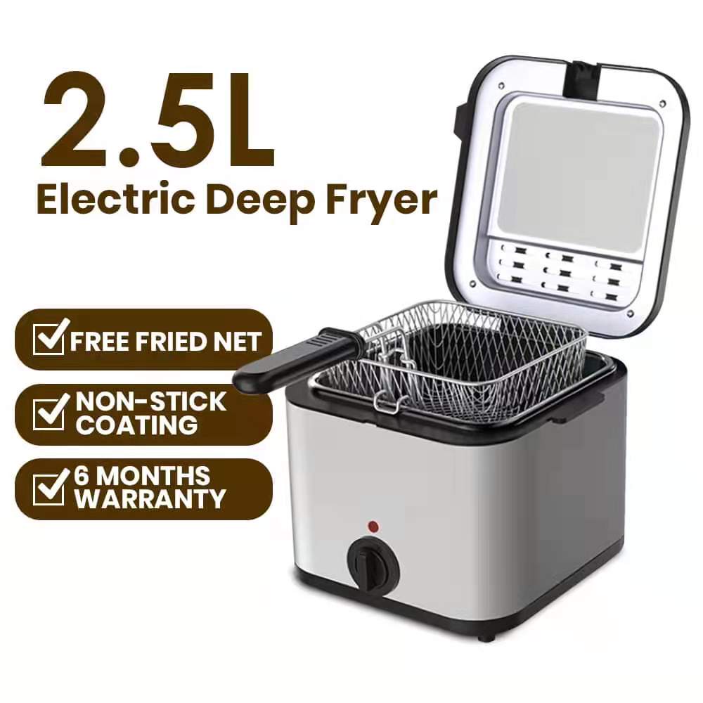 Deep Fryer 2.5L electric fryer french fries frying pan electric deep ...