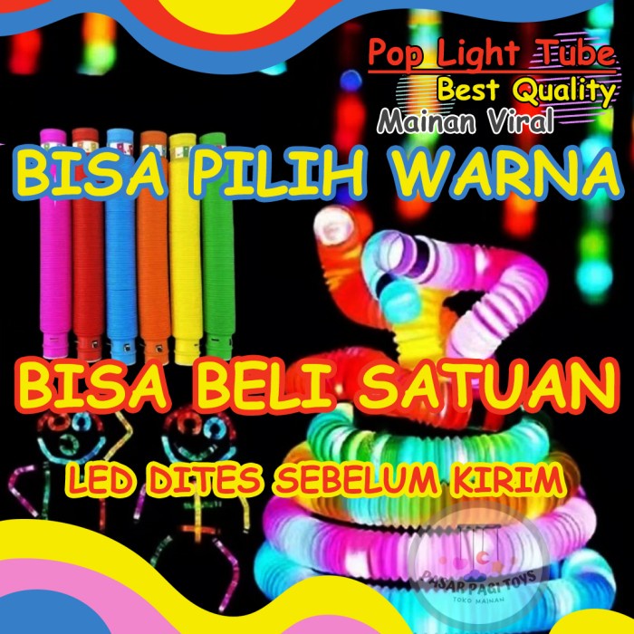 Children's Toys Colorful Flashing Pipe Light Sticks / Light Up Pop ...