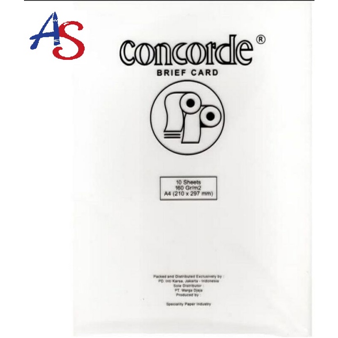 Concorde A4 Paper 160 & 200 Grams (10 Sheets) | Shopee Philippines
