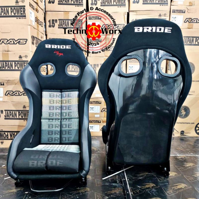 2pcs BRIDE ZETA 4 LOW MAX LARGE GRADIANT Seat Quality Plastic Back ...