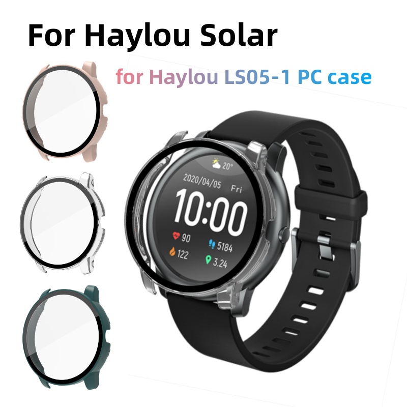 Hard PC Case for Haylou Solar/LS05-1 Smartwatch Cover with Tempered ...