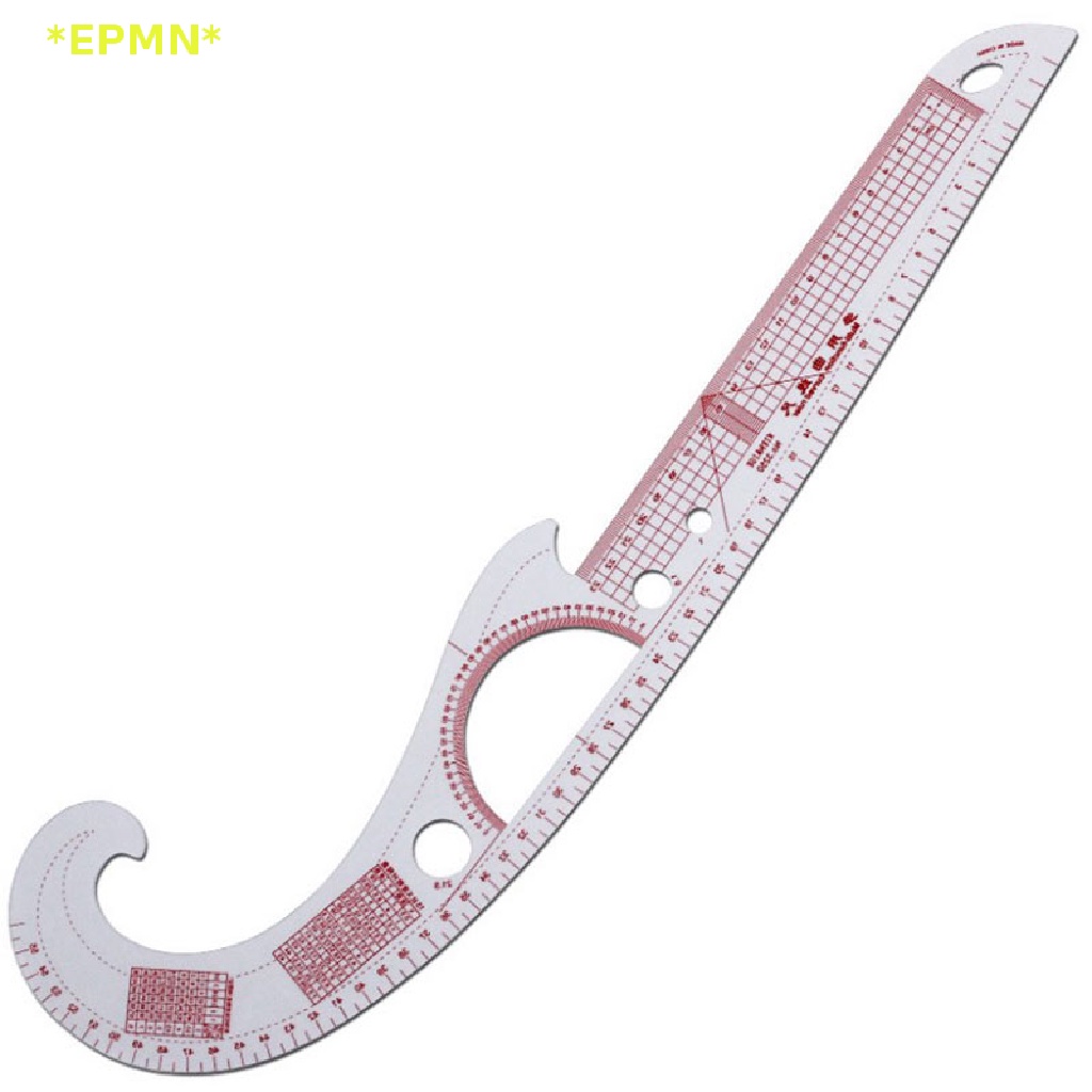 EPMN> Multi-function Plastic French Curve Sewing Ruler Easy Curve Ruler ...