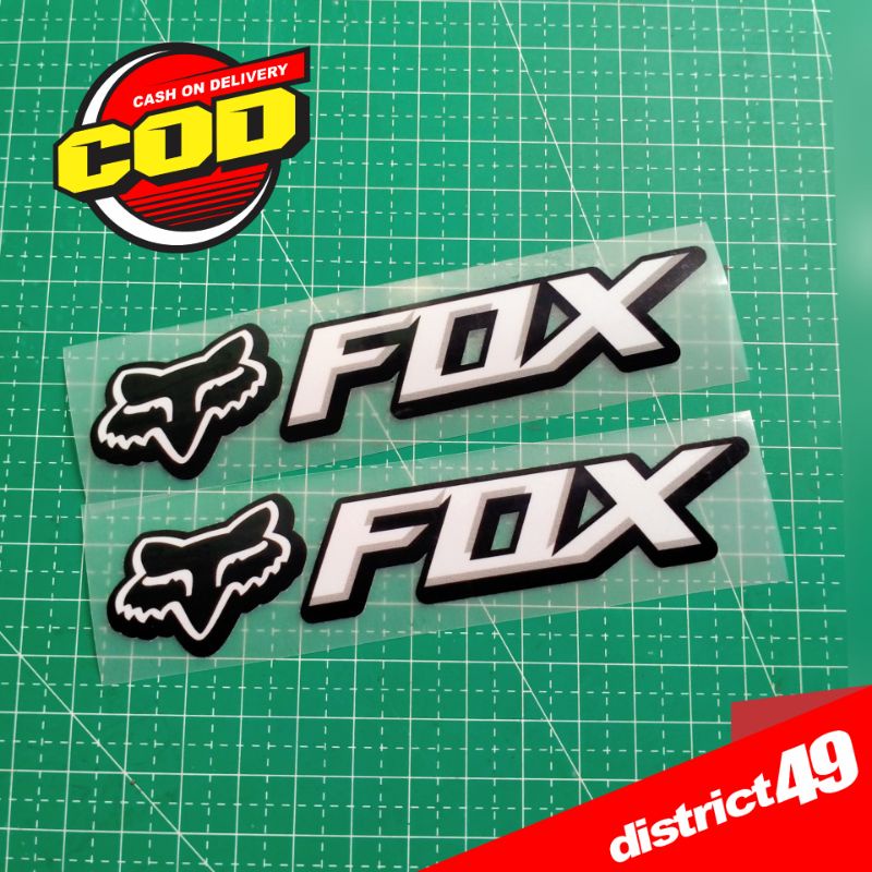 Fox Logo Screen Printing - Logo Ironing Screen Printing - DTF Screen ...