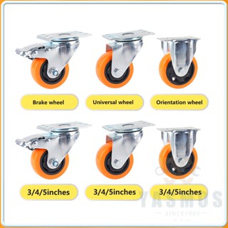 (1PC)Caster wheel heavy-duty trolley wheel set swivel fixed lock caster ...