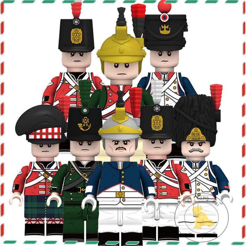 【Toy World】Children's Toys Napoleon Block Figures Infantry Military ...