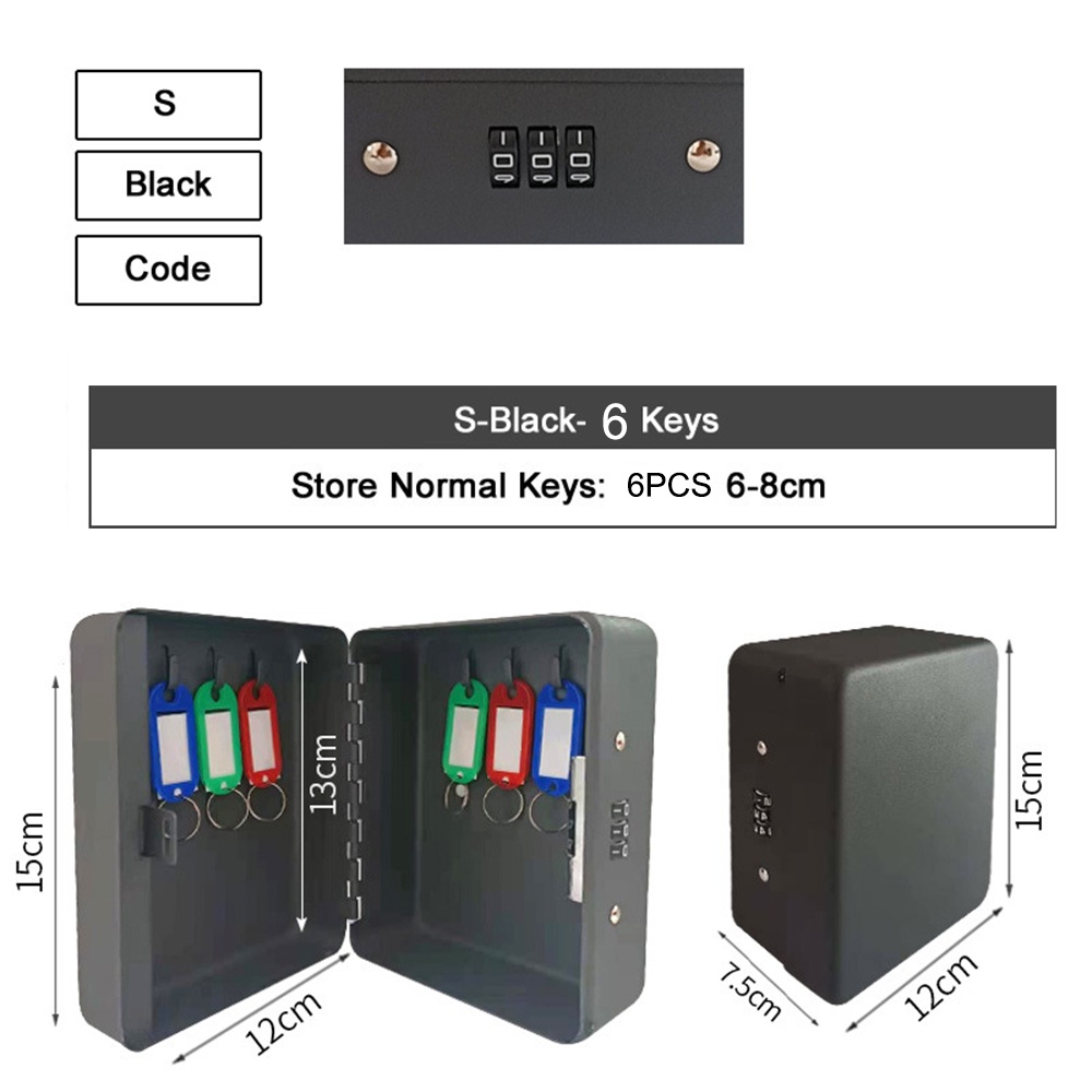 Home Wall Mounted Storage Security Password Key Safe Box | Shopee ...