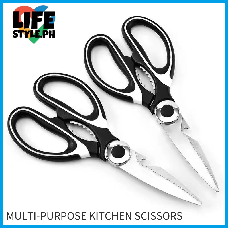 LS Stainless steel kitchen scissors for cutting meat, vegetables ...