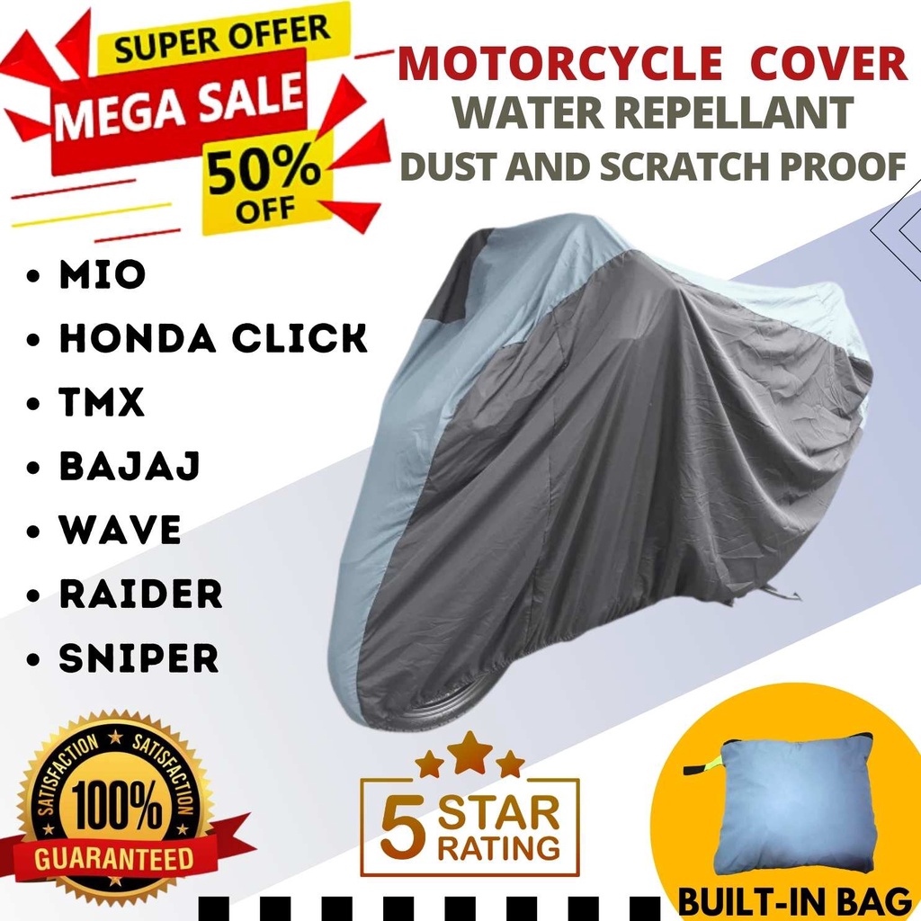MOTOR COVER FOR MIO CLICK AEROX BAJAJ TMX SCOOTER RAIDER SNIPER ADV ...