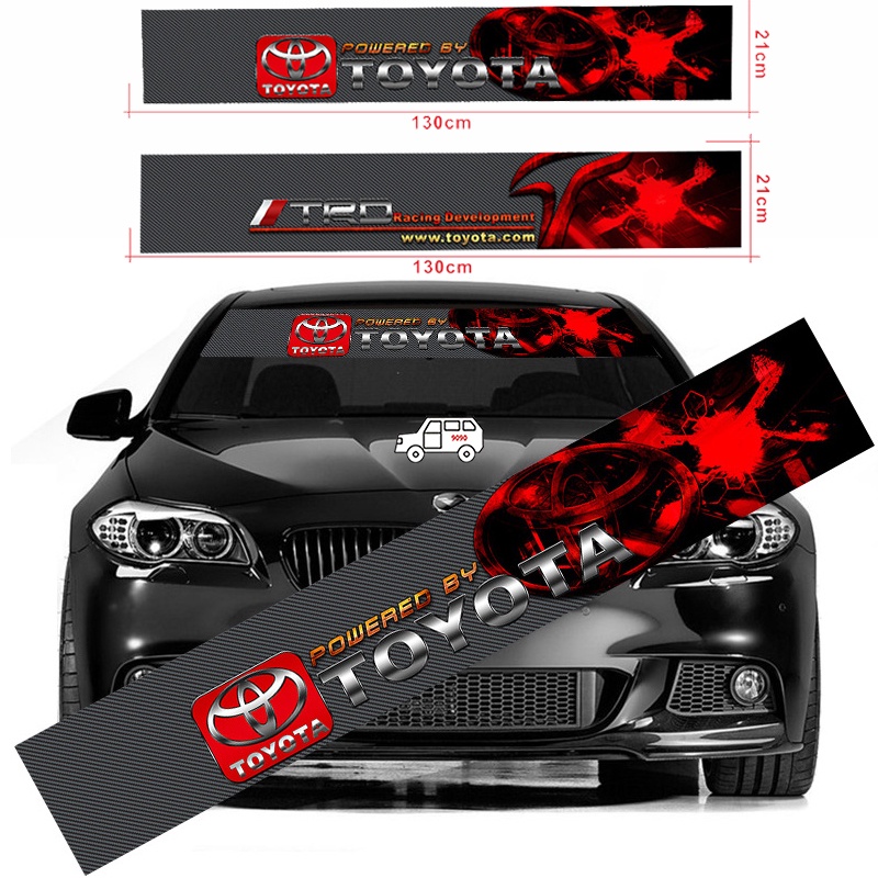 1 Piece 130x21cm For Toyota Crown Prius GT86 HighLander Previa ...